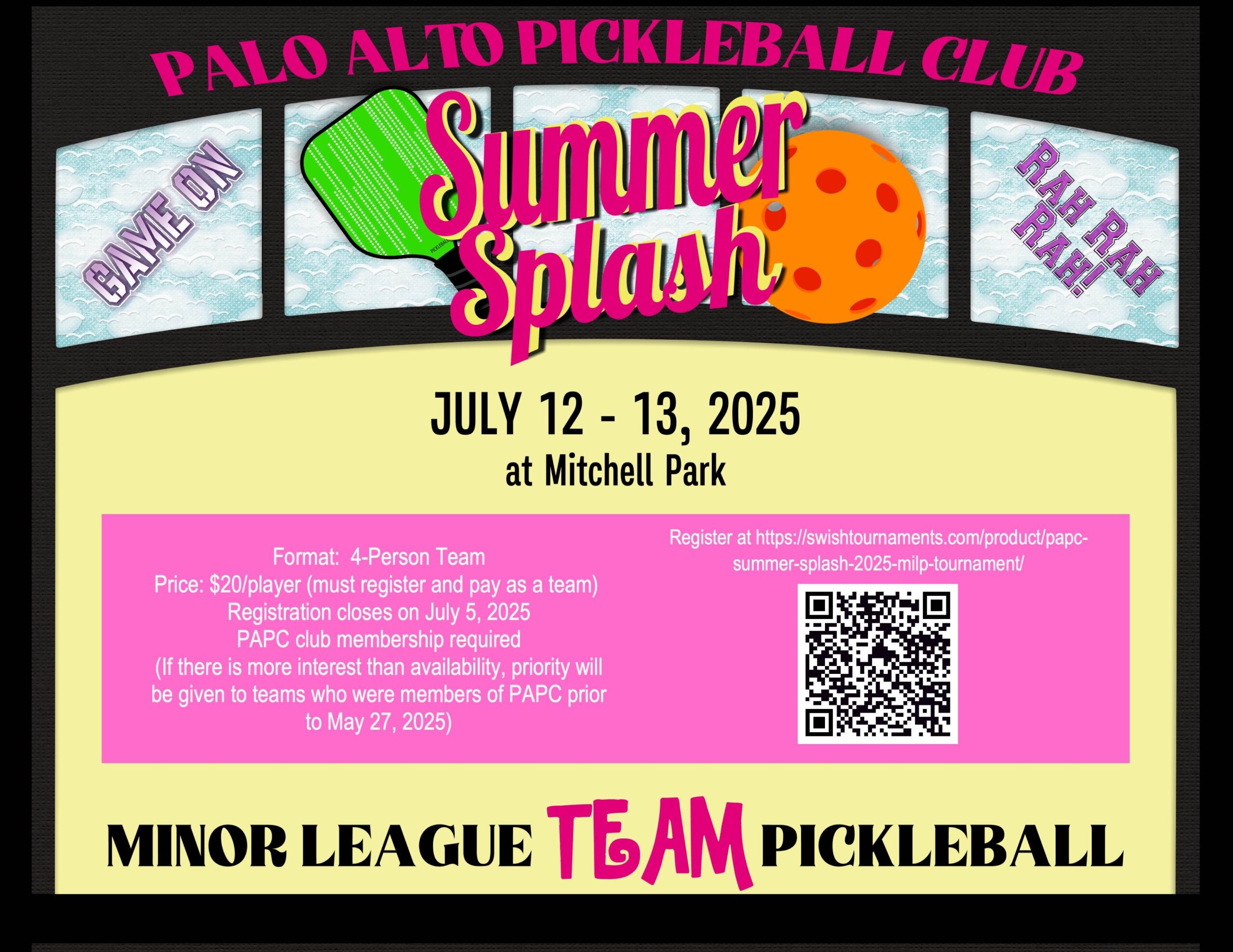 PAPC Summer Splash 2025 MiLP Tournament - Swish Tournaments