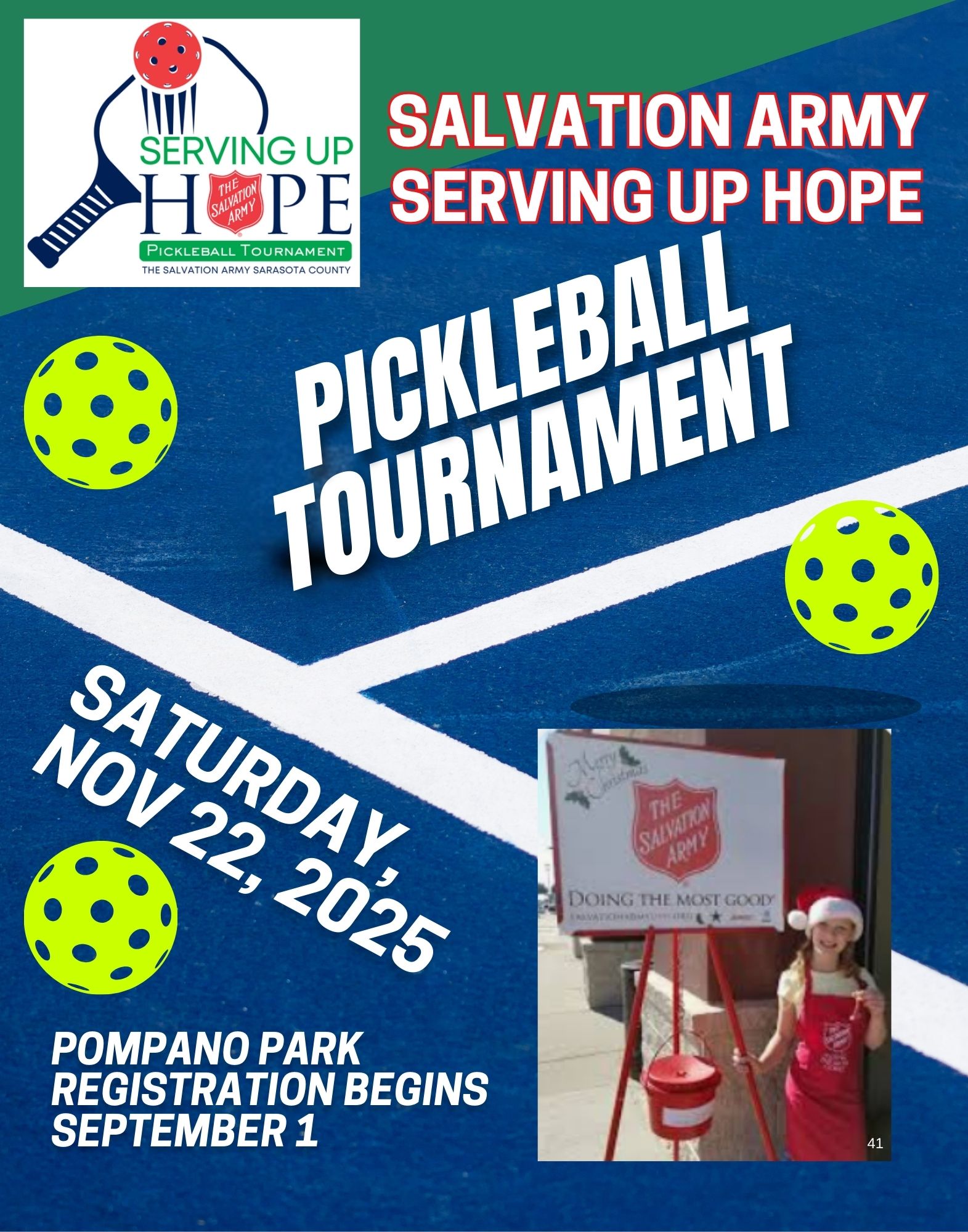 Salvation Army Serving Up Hope Pickleball Tournament - Swish Tournaments