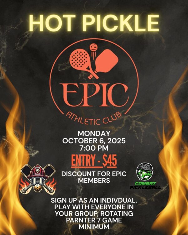 HOT PICKLE @ Epic Athletic Club by Firefight Pickleball - Swish Tournaments