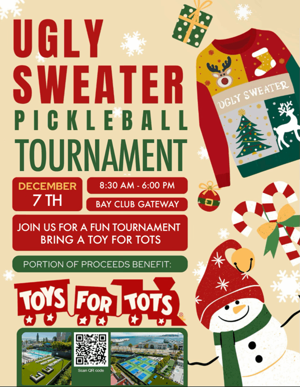 Bay Club Ugly Sweater @ Bay Club Gateway ~ San Francisco, California ...