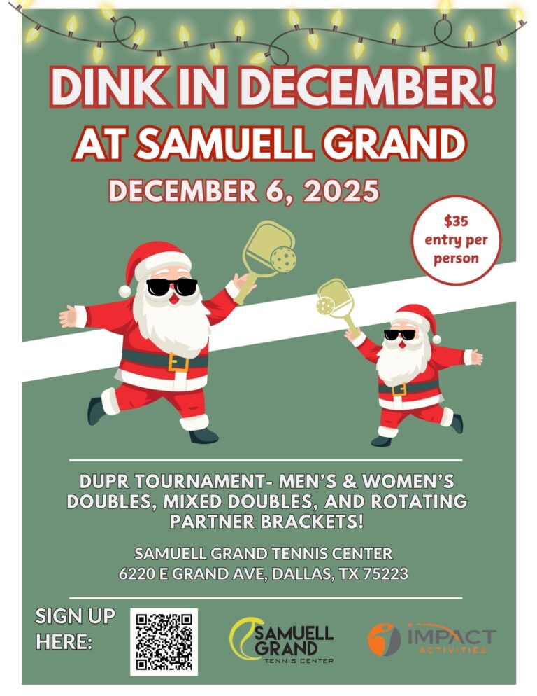 Samuell Grand December DUPR Tournament - Swish Tournaments