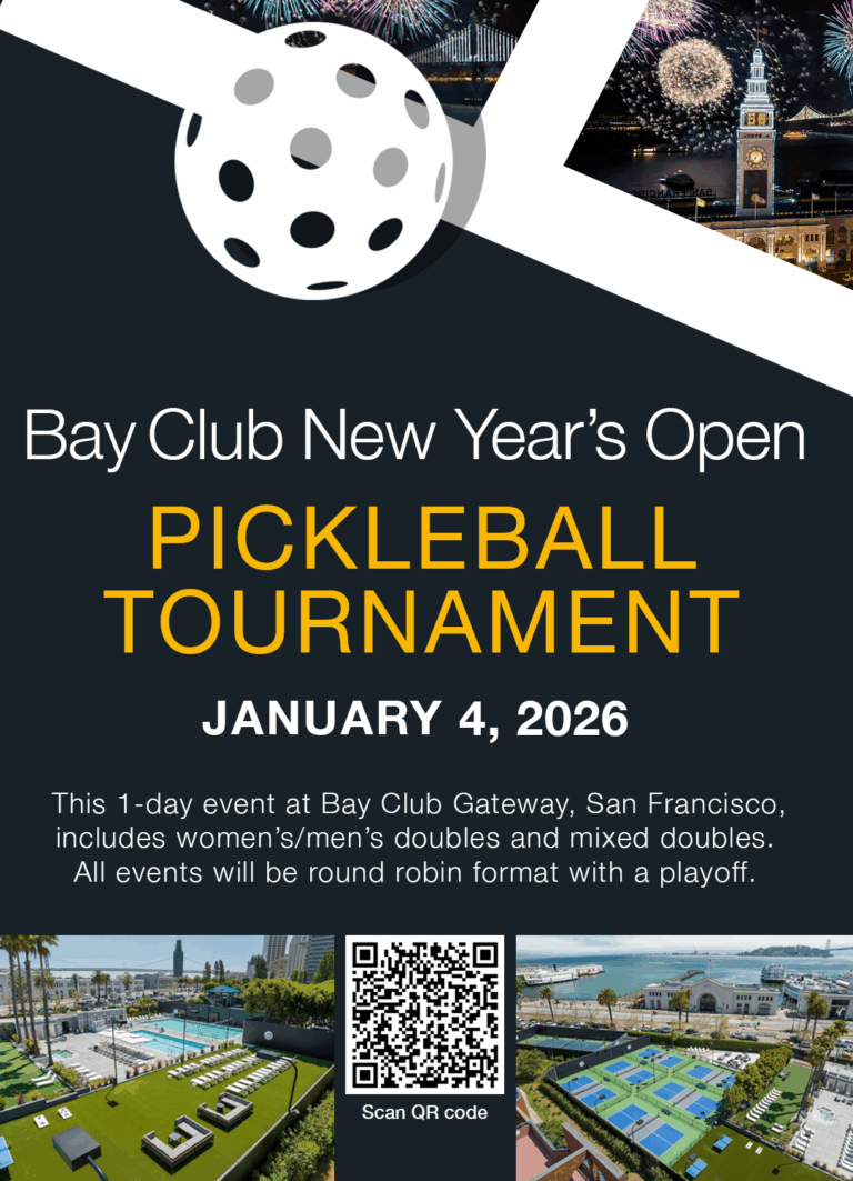 Bay Club New Year’s Open @ Bay Club Gateway ~ San Francisco, California ...